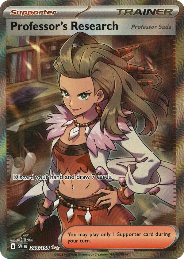 Professor's Research (240/198) (SV01: Scarlet & Violet Base Set)