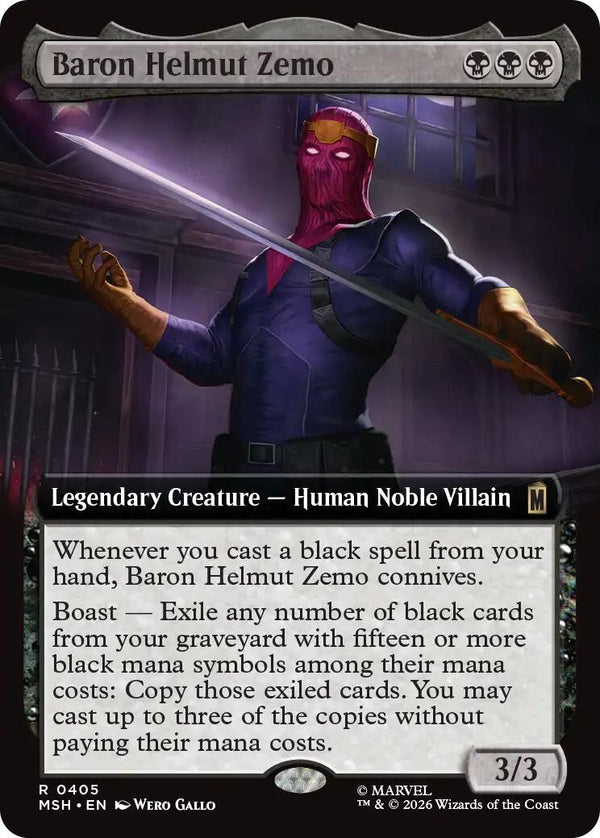 Baron Helmut Zemo (Extended Art) (405) (Marvel Super Heroes)